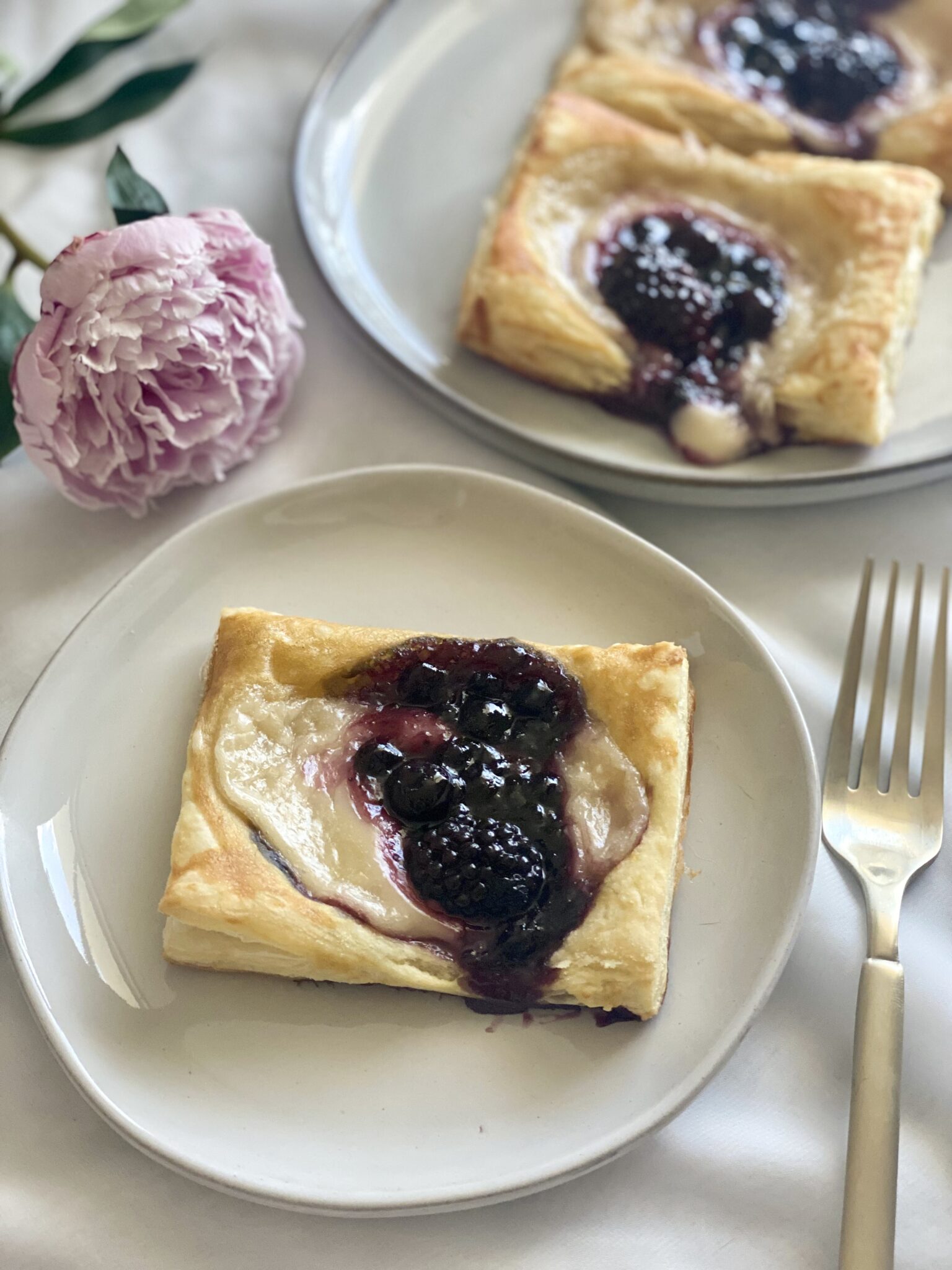 Berry Cream Cheese Danishes • Consciously Vegan